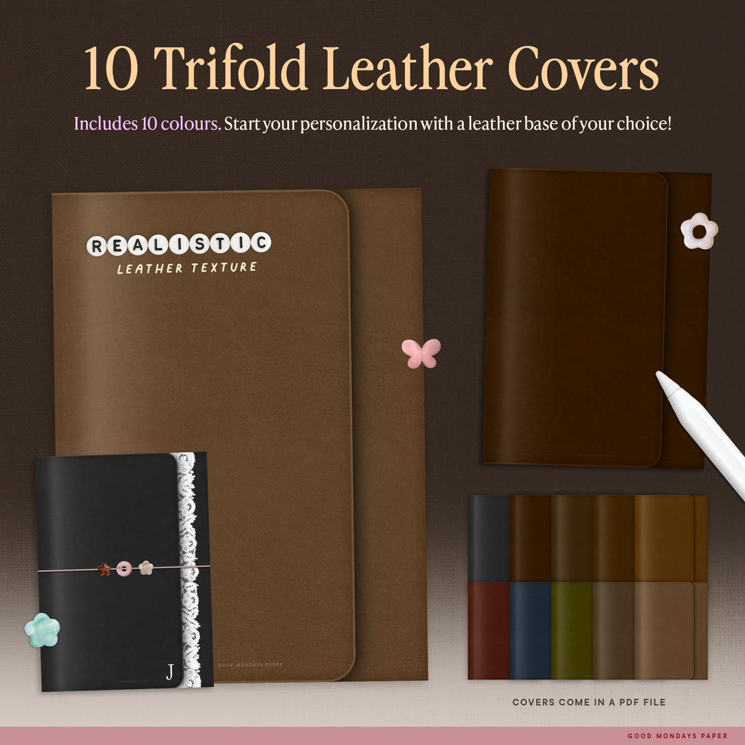 Digital Leather Folio Cover Kit – Good Mondays Paper