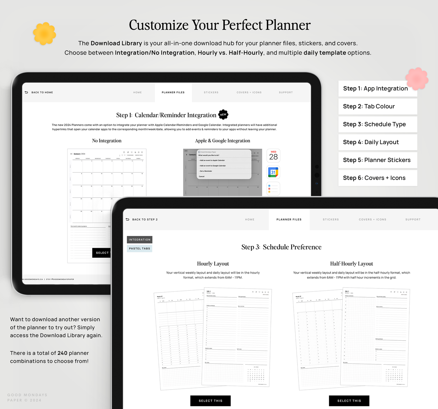 Good Mondays Paper — Digital stationery for the minimalist lover.