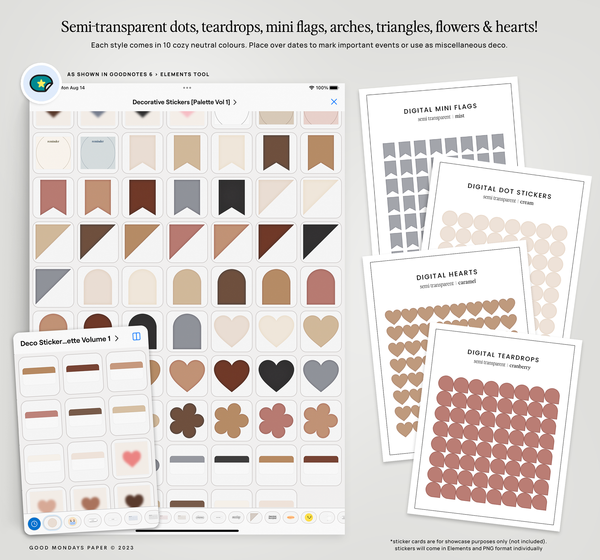 Digital Stickers – Good Mondays Paper